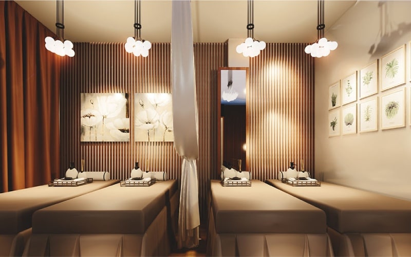 Thiết kế Spa phong cách Vintage và cổ điển - chị Anh Thi